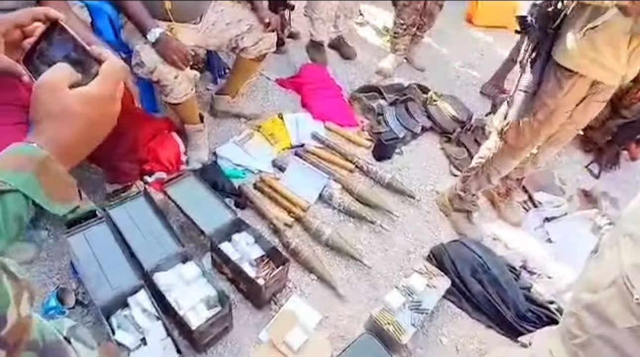Somalia National Army uncover assorted military equipment hidden by the ...
